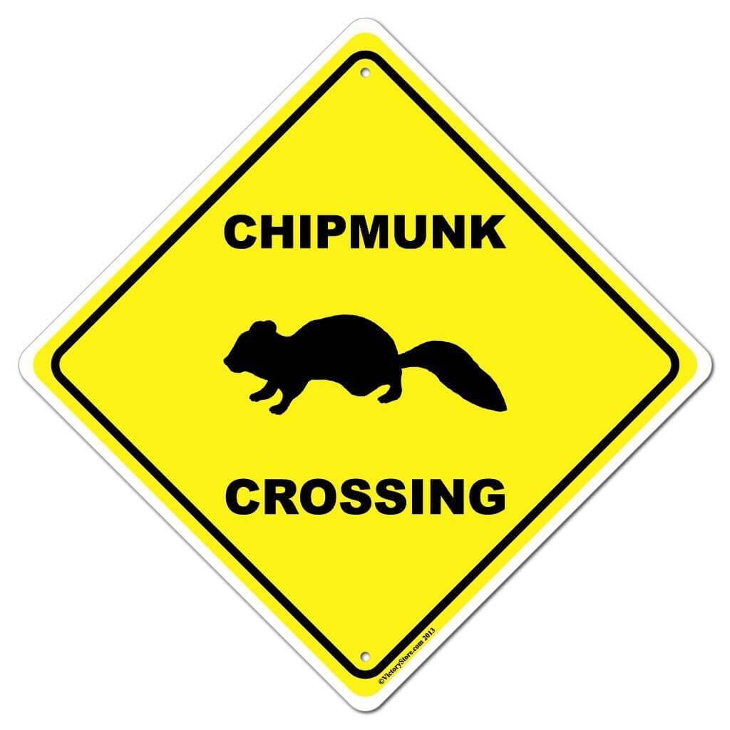 Chipmunk Crossing Sign or Sticker | VictoryStore – VictoryStore.com