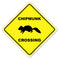 Chipmunk Crossing Sign or Sticker | VictoryStore – VictoryStore.com