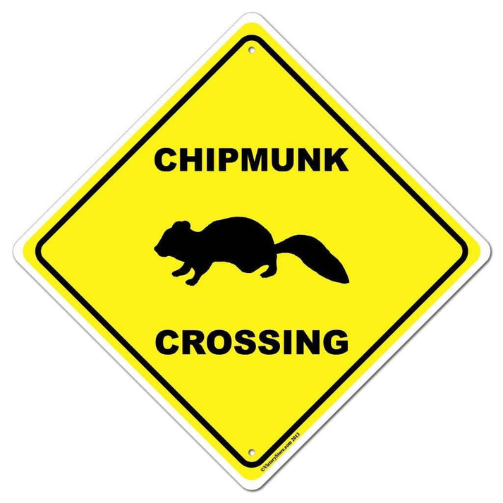 Chipmunk Crossing Sign or Sticker | VictoryStore – VictoryStore.com