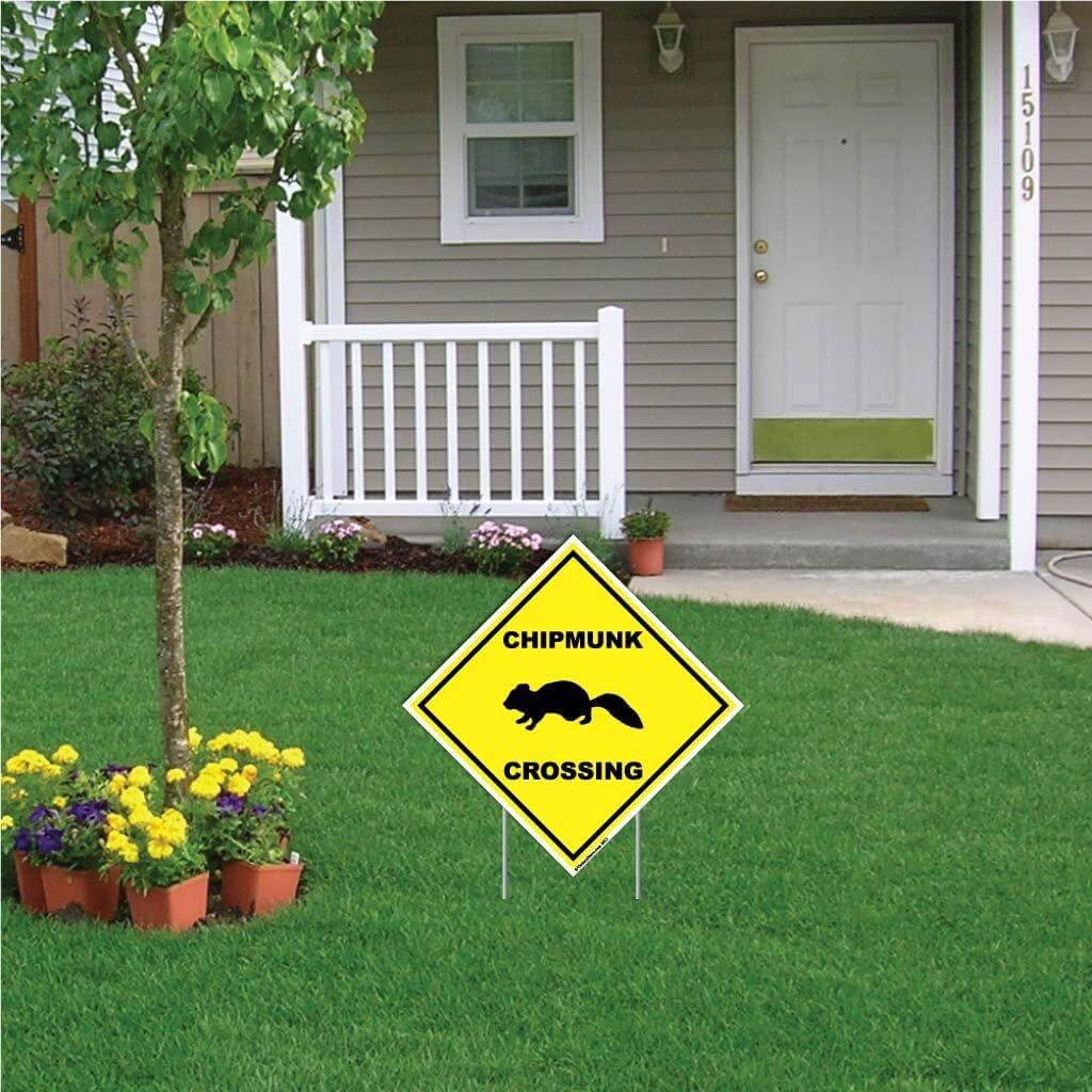 Chipmunk Crossing Sign or Sticker | VictoryStore – VictoryStore.com