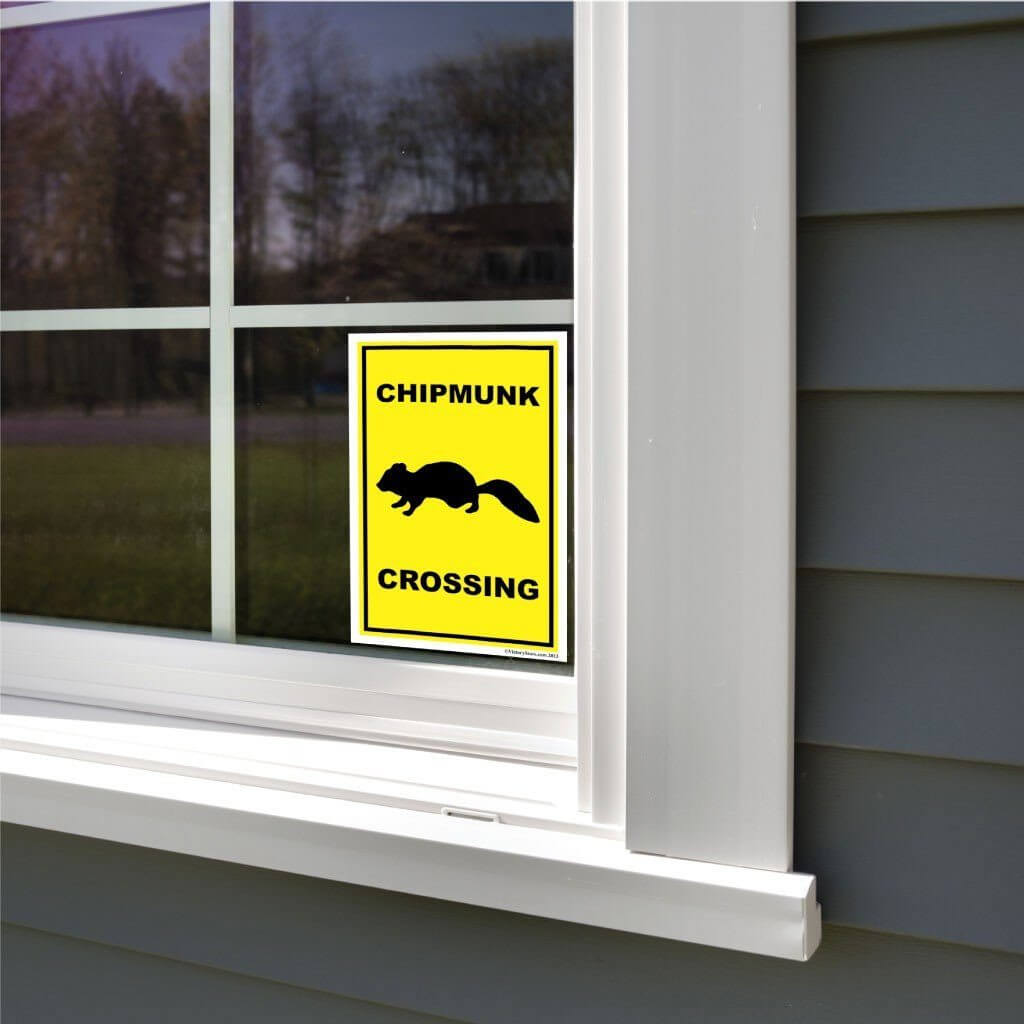 Chipmunk Crossing Sign or Sticker | VictoryStore – VictoryStore.com