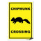 Chipmunk Crossing Sign or Sticker | VictoryStore – VictoryStore.com