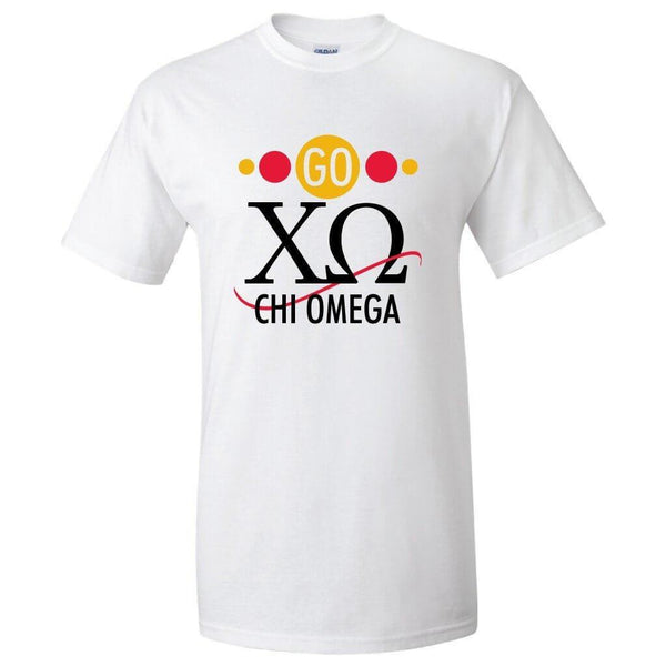 Chi Omega Go Chi Omega T-Shirt | VictoryStore – VictoryStore.com