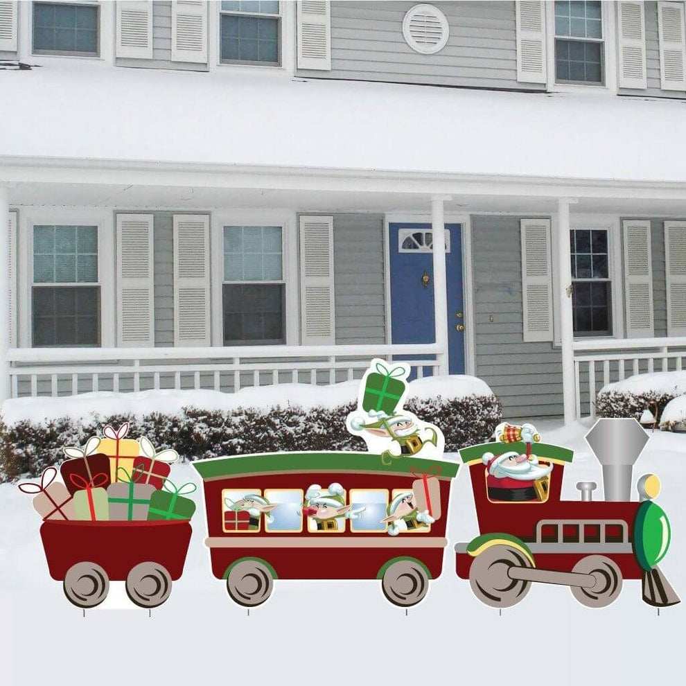 Christmas Train Yard Sign Display | VictoryStore – VictoryStore.com
