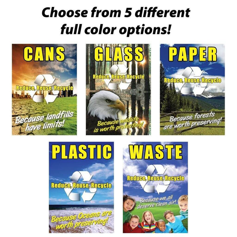 36.5 Gallon 3-in-1 Recycle Bin Set – Collapsible, Reusable for Events ...