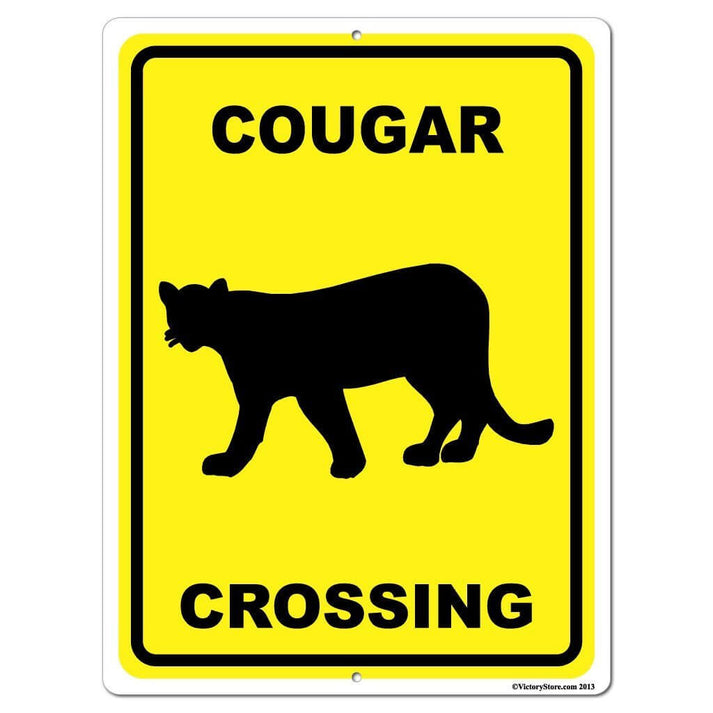 Cougar Crossing Sign or Sticker | VictoryStore – VictoryStore.com