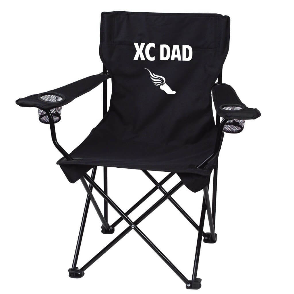 Cross Country Dad Black Folding Camping Chair | VictoryStore ...