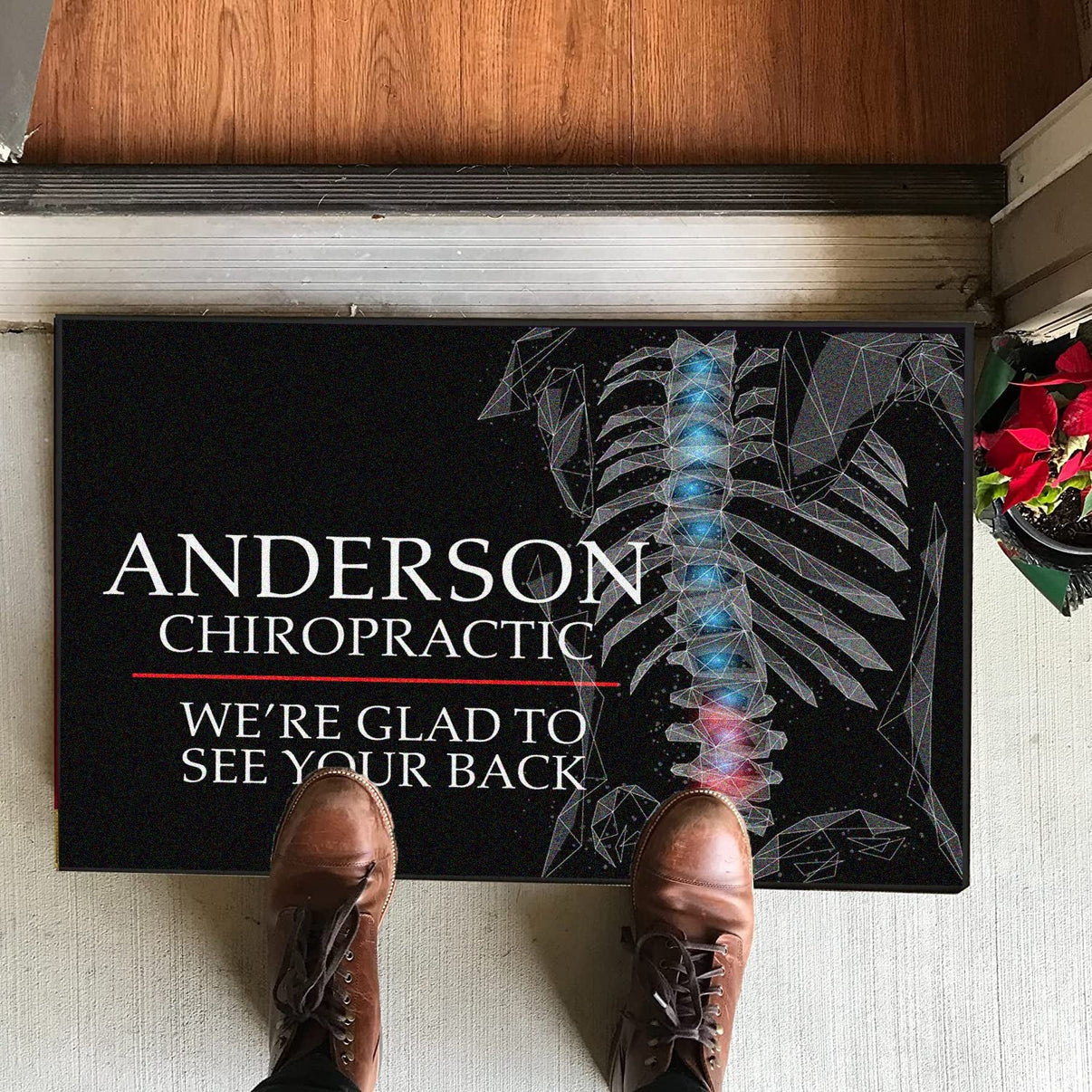 Custom Chiropractor Door Mat | VictoryStore – VictoryStore.com