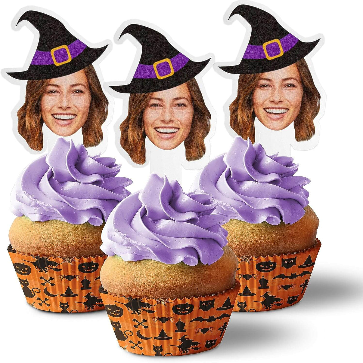 Custom Halloween Cupcake Toppers (Witch Hat) – VictoryStore.com