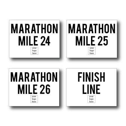 Custom Marathon Race Signs Package | VictoryStore – VictoryStore.com