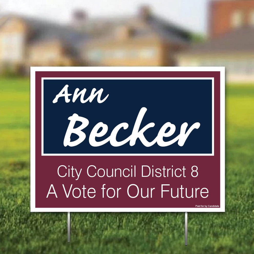 Cheap Political Yard Signs For Your Campaign – VictoryStore.com