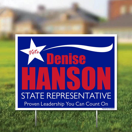 Cheap Political Yard Signs For Your Campaign – VictoryStore.com