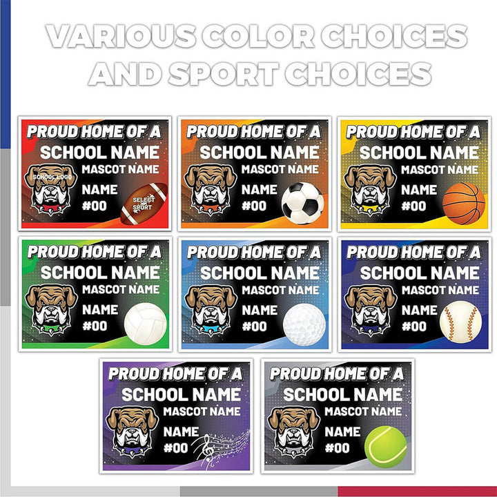 Custom Team Yard Signs | Personalize with Player and Team Names ...