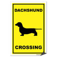 Dachshund Crossing Sign or Sticker | VictoryStore – VictoryStore.com