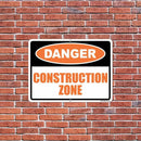 Danger Construction Zone Sign or Sticker | VictoryStore – VictoryStore.com