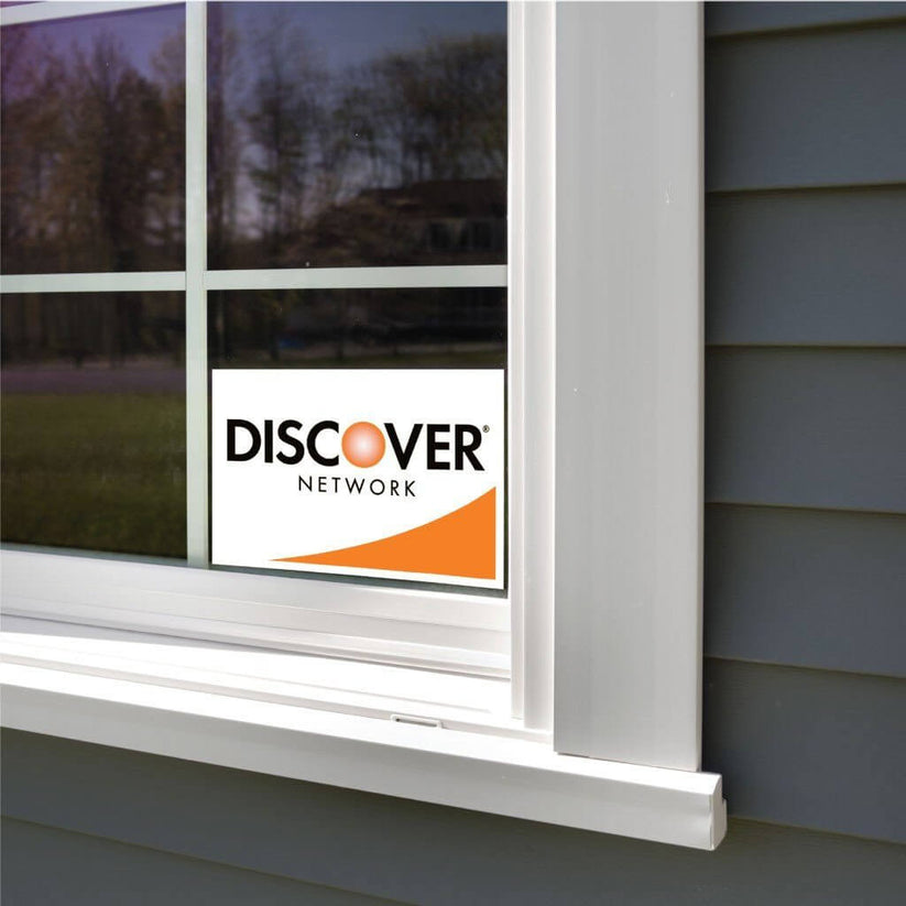 Discover Credit Card Sign or Sticker | VictoryStore – VictoryStore.com