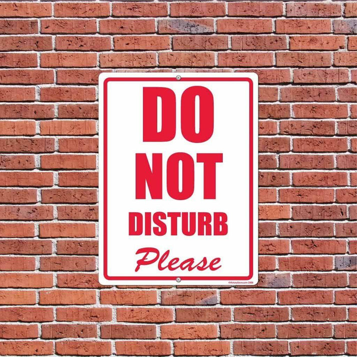 Do Not Disturb Please Sign or Sticker | VictoryStore – VictoryStore.com