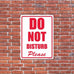 Do Not Disturb Please Sign or Sticker | VictoryStore – VictoryStore.com
