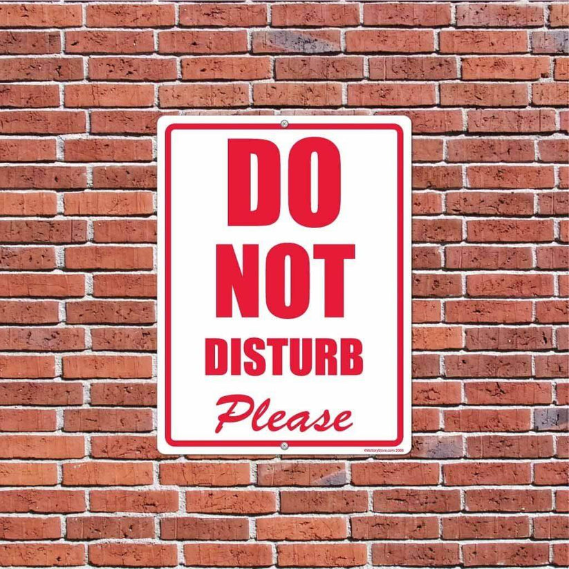 Do Not Disturb Please Sign or Sticker | VictoryStore – VictoryStore.com