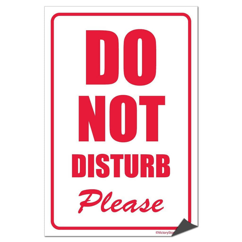 Do Not Disturb Please Sign or Sticker | VictoryStore – VictoryStore.com