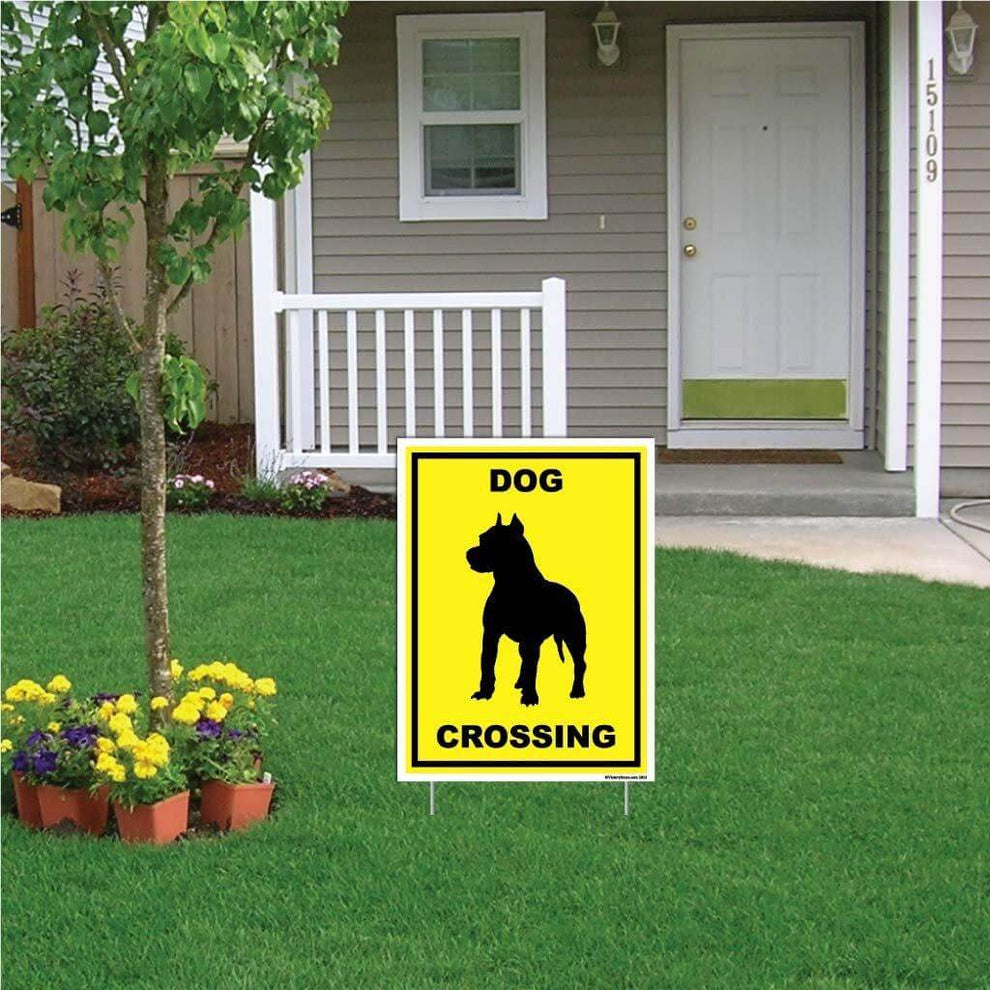 Dog Crossing Sign or Sticker | VictoryStore – VictoryStore.com