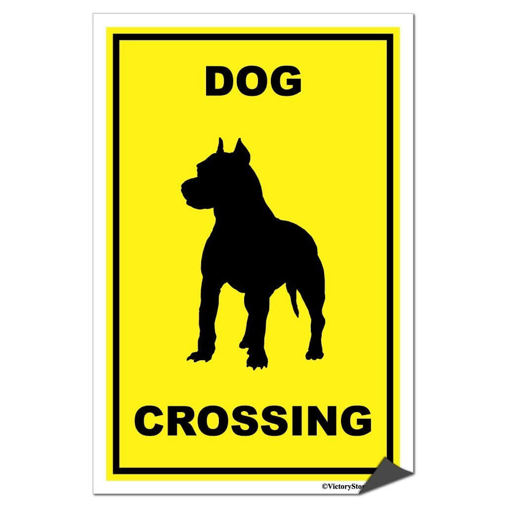Dog Crossing Sign or Sticker | VictoryStore – VictoryStore.com