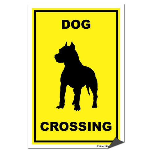 Dog Crossing Sign or Sticker | VictoryStore – VictoryStore.com