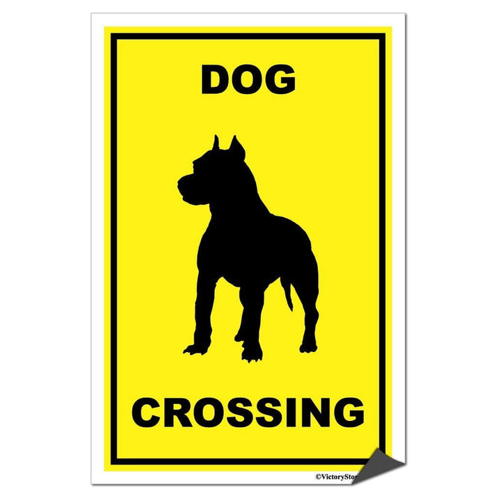 Dog Crossing Sign or Sticker | VictoryStore – VictoryStore.com