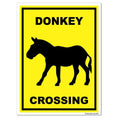 Donkey Crossing Sign or Sticker | VictoryStore – VictoryStore.com