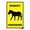 Donkey Crossing Sign or Sticker | VictoryStore – VictoryStore.com