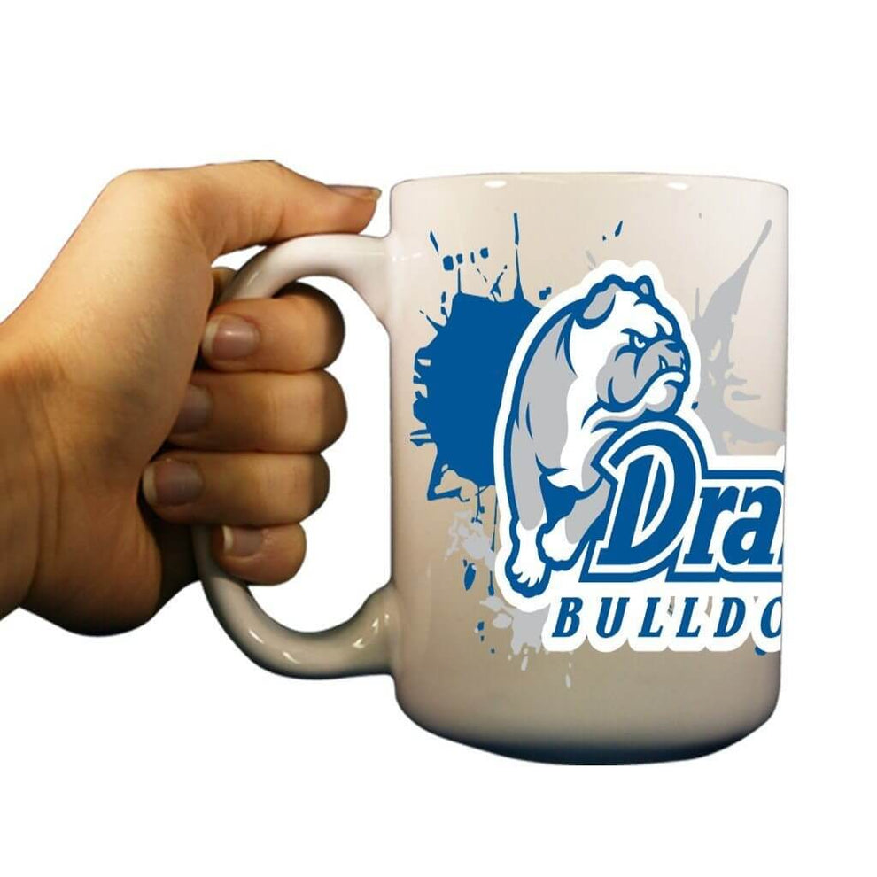 Drake University Coffee Mug | Paint Splatter | VictoryStore ...