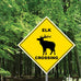 Elk Crossing Sign or Sticker | VictoryStore – VictoryStore.com
