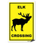 Elk Crossing Sign or Sticker | VictoryStore – VictoryStore.com