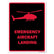 Emergency Aircraft Landing Sign or Sticker | VictoryStore ...