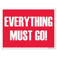 Everything Must Go Sign or Sticker | VictoryStore – VictoryStore.com