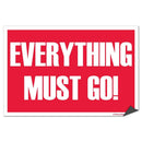 Everything Must Go Sign or Sticker | VictoryStore – VictoryStore.com