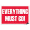 Everything Must Go Sign or Sticker | VictoryStore – VictoryStore.com