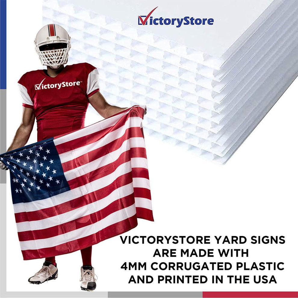 Football Shaped Team & Player Yard Signs – VictoryStore.com