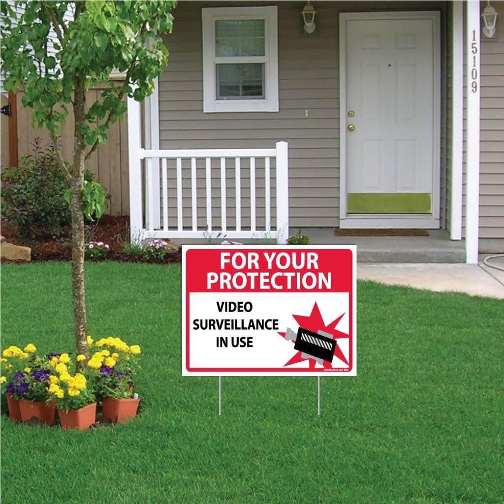 Video Surveillance in Use Sign/Sticker | VictoryStore – VictoryStore.com