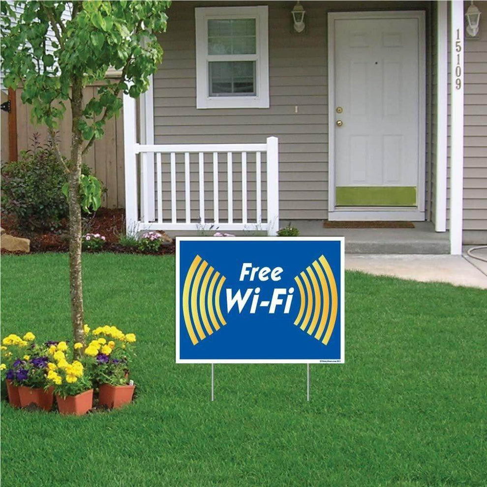 Free Wifi Sign or Sticker | VictoryStore – VictoryStore.com