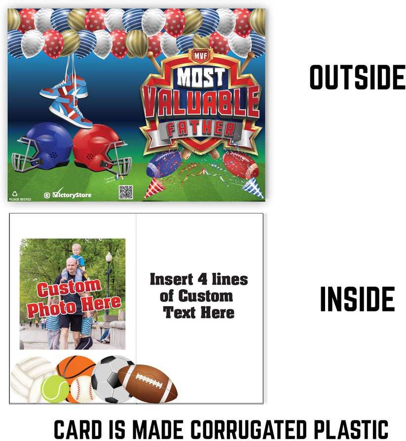 Giant Most Valuable Father Greeting Card | VictoryStore – VictoryStore.com