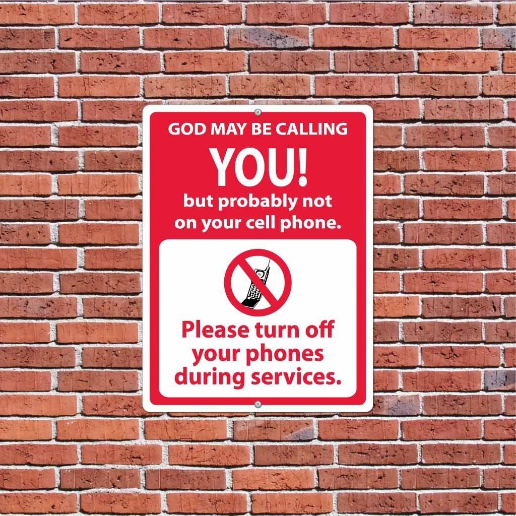 God May Be Calling You Sign/Sticker | VictoryStore – VictoryStore.com