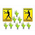 Warning Zombies! Halloween Pathway Markers | VictoryStore ...