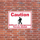 Dangerous Terrain Ahead Sign or Sticker | VictoryStore – VictoryStore.com