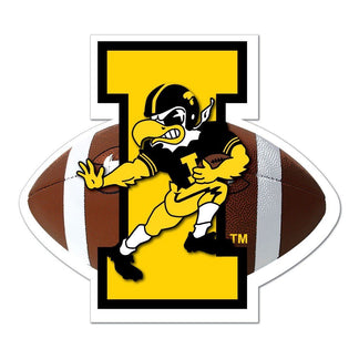Iowa Hawkeye Herky Football Car Magnet | VictoryStore – VictoryStore.com