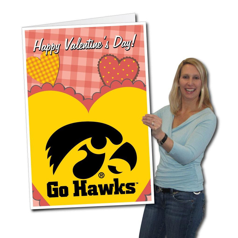 Iowa Hawkeyes 2'x3' Valentine's Card + Sign | VictoryStore ...
