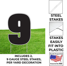 Jumbo 35" Breuer Yard Sign Numbers | VictoryStore – VictoryStore.com