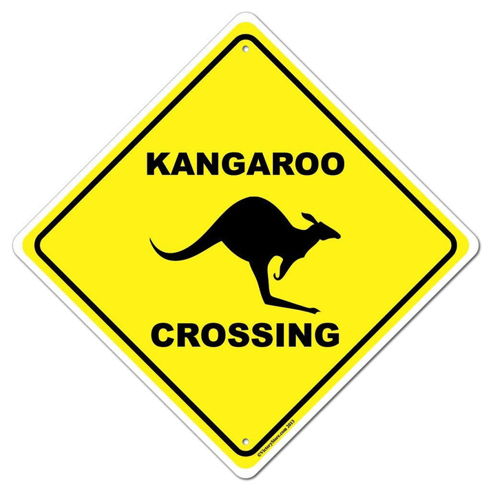 Kangaroo Crossing Sign or Sticker | VictoryStore – VictoryStore.com