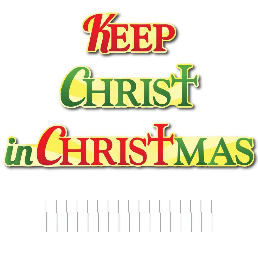 "Keep Christ in Christmas" Yard Decorations | VictoryStore ...