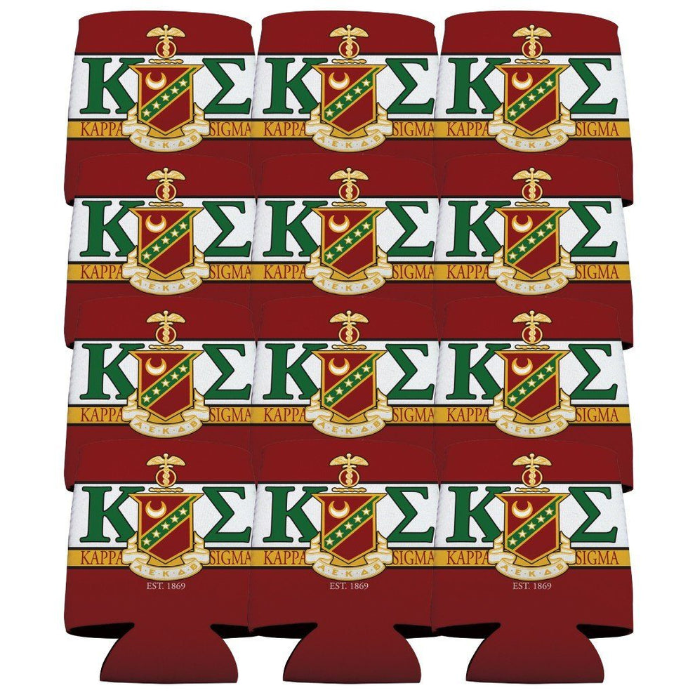 Kappa Sigma Can Cooler Set | KE and Shield | VictoryStore ...
